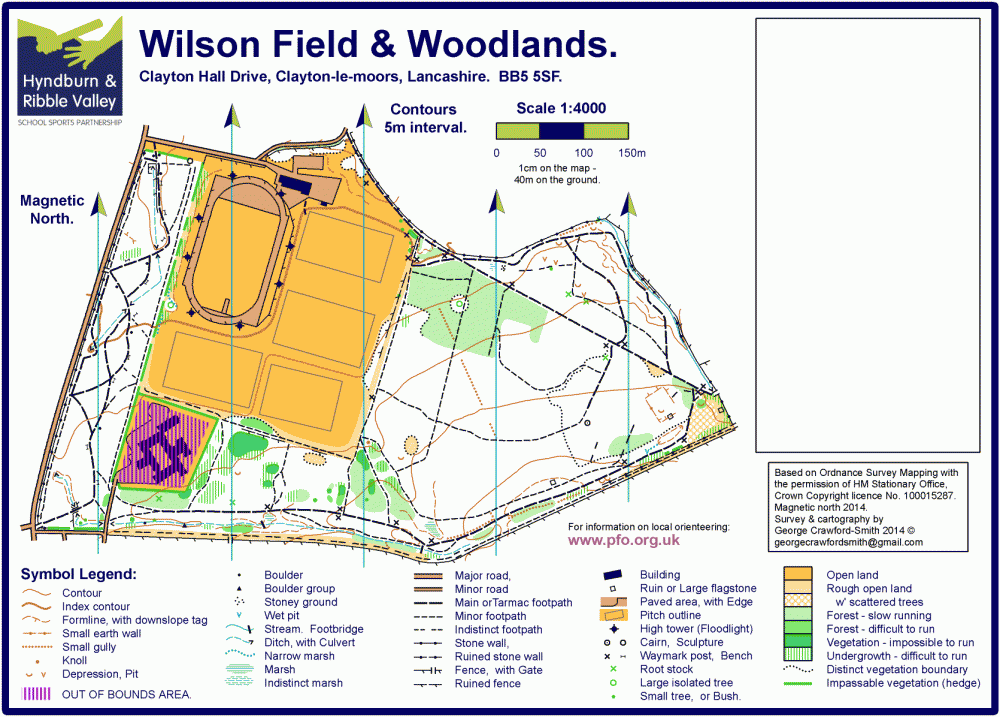 Mapped Areas - Pendle Forest Orienteers